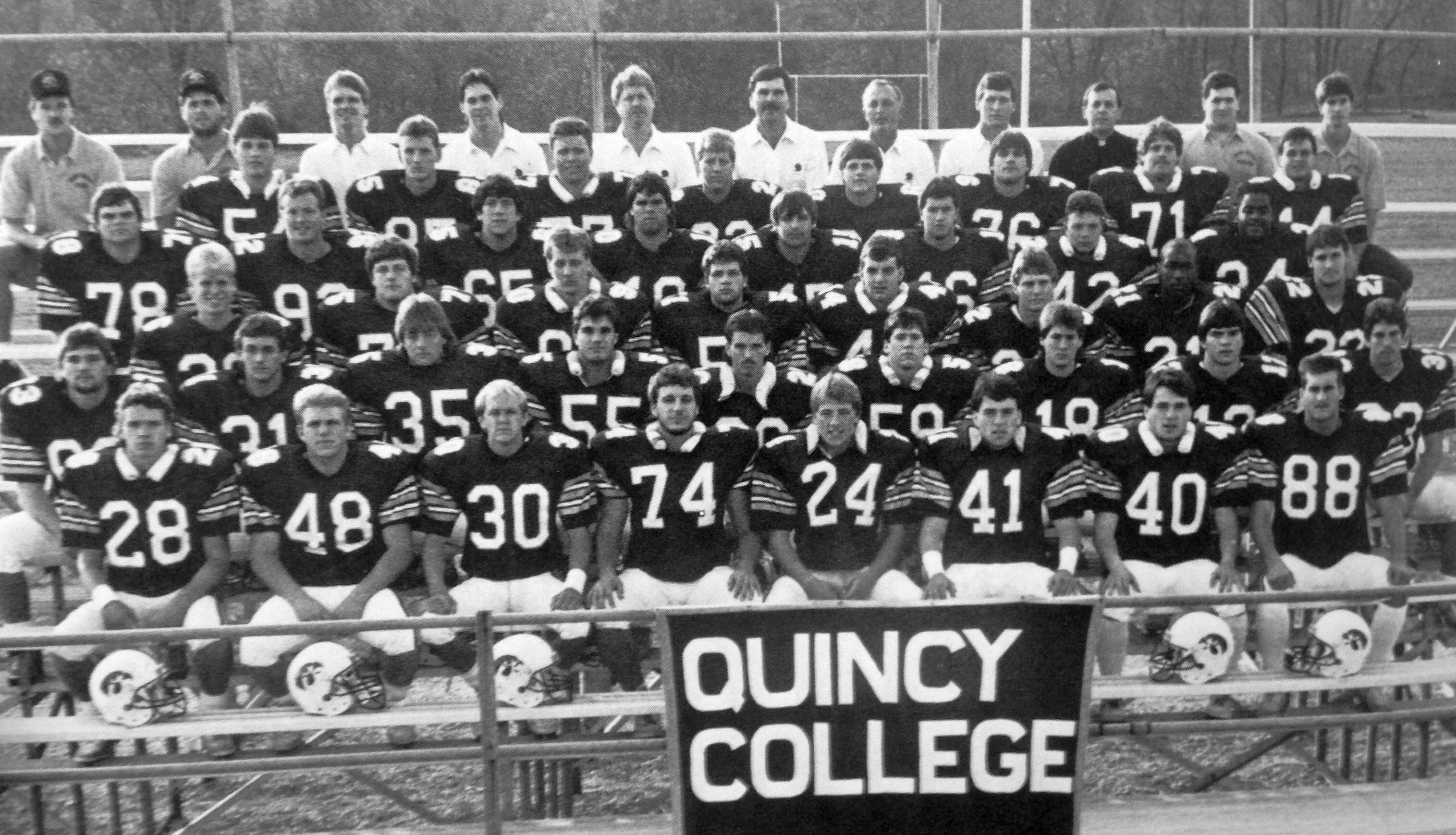 1986 -- QU Football returns after 33-year hiatus | Quincy University