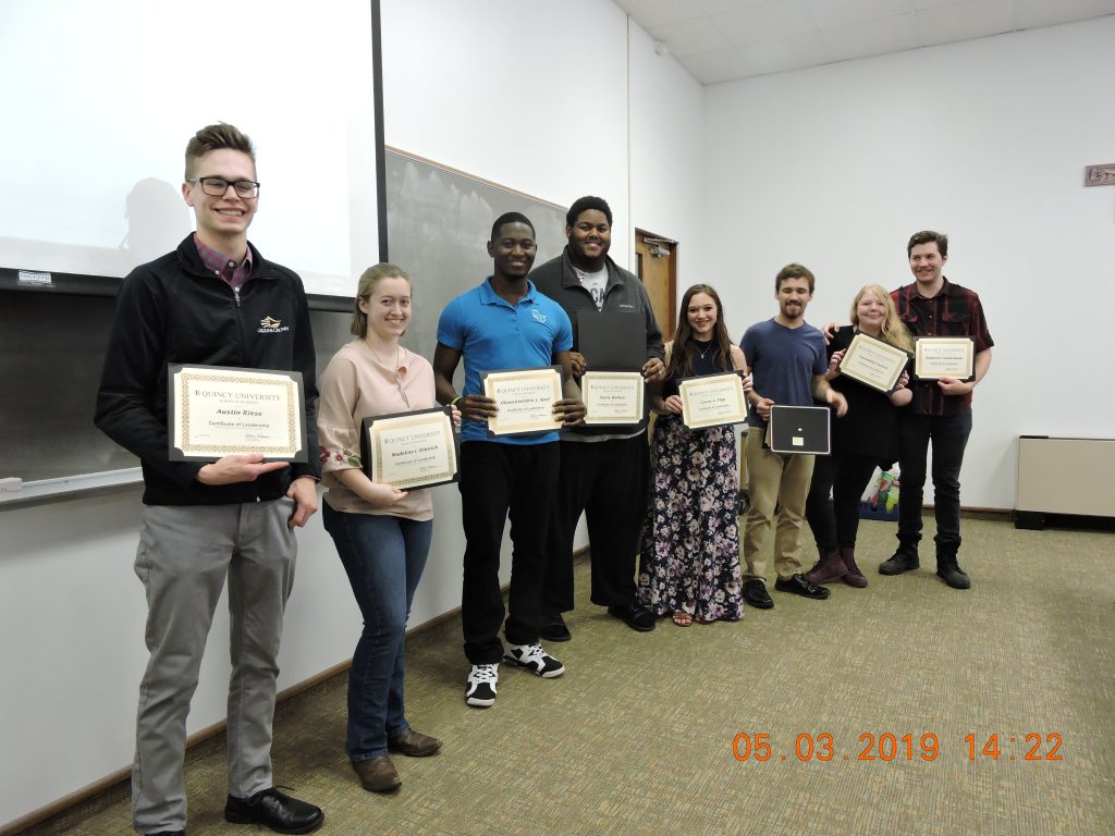 Quincy University School of Business Hosts Award Ceremony | Quincy ...