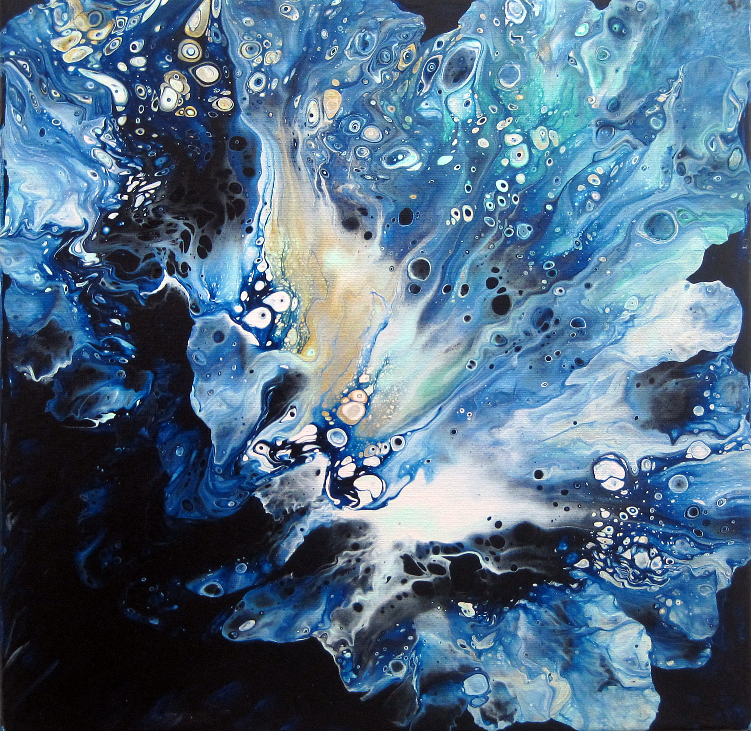 QU GRAY GALLERY TO HOST NANCY VONDERHAAR: POURED ACRYLIC PAINTINGS ...