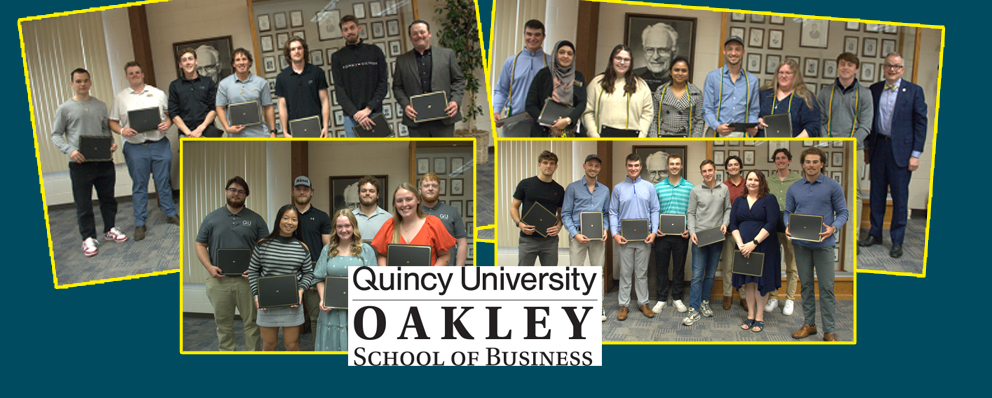 QU OAKLEY SCHOOL OF BUSINESS HOSTS AWARD CEREMONY | Quincy University